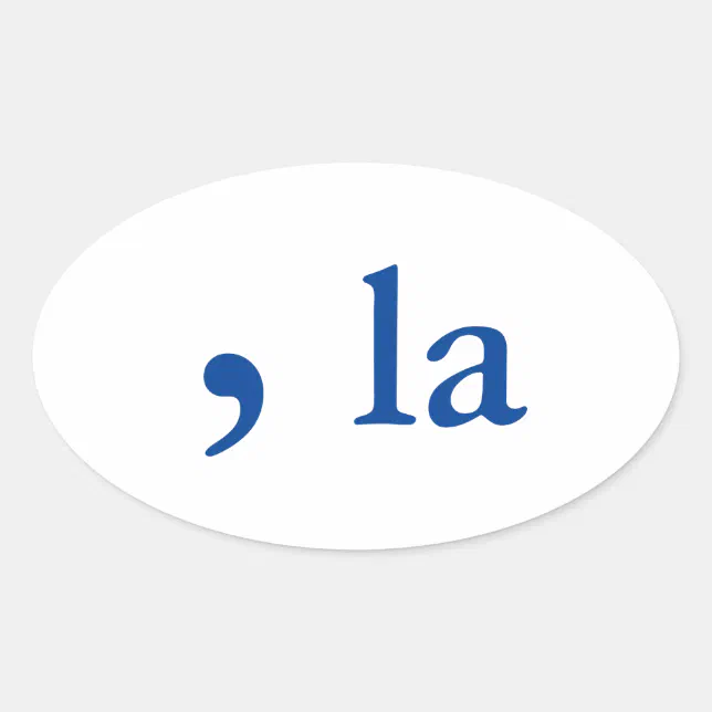 Kamala Harris pronunciation Oval Sticker | Zazzle