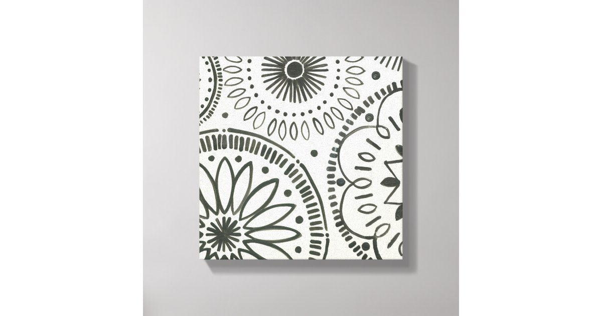 Kami Abstract Pattern Canvas Print | Zazzle