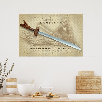 Kampilan Poster | Zazzle