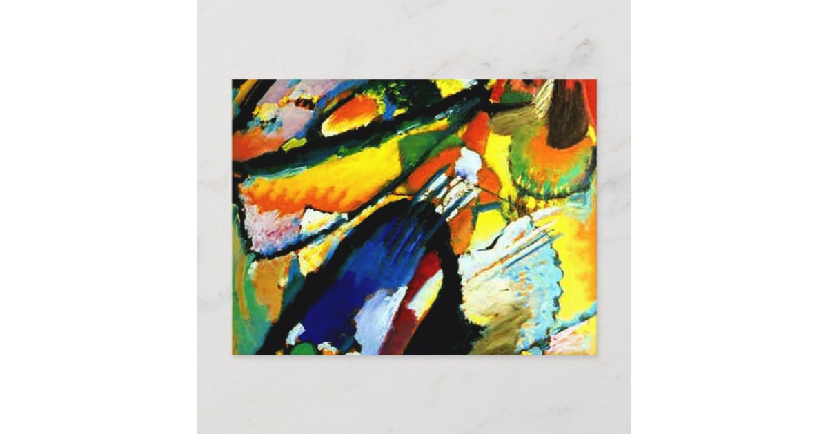 Kandinsky - An Angel of the Last Judgment, Postcard | Zazzle