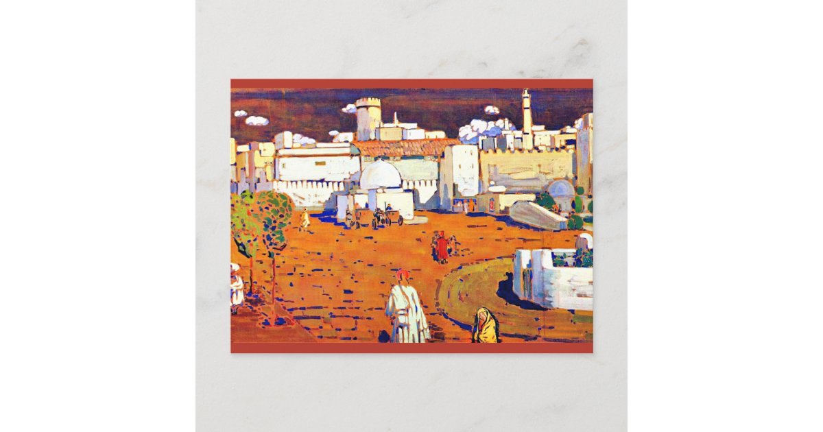 Kandinsky - Arab Town, 1905 Postcard | Zazzle