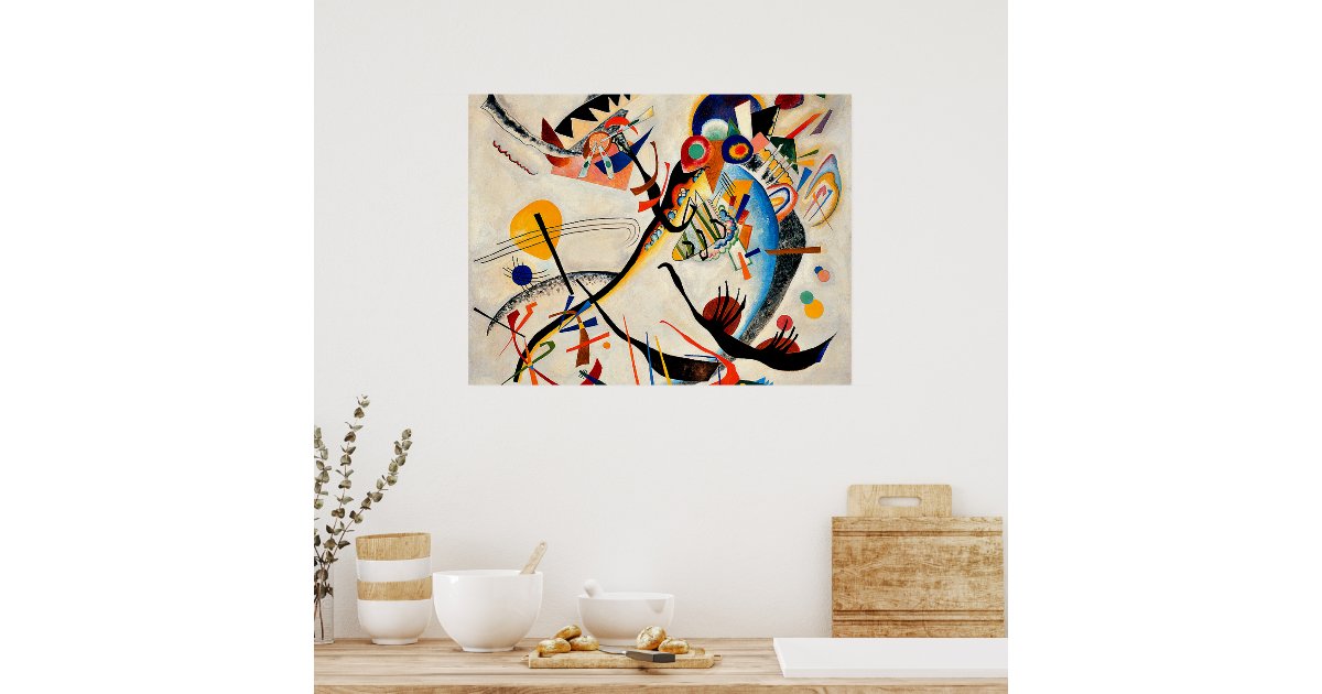 Kandinsky - Blue Segment Poster | Zazzle