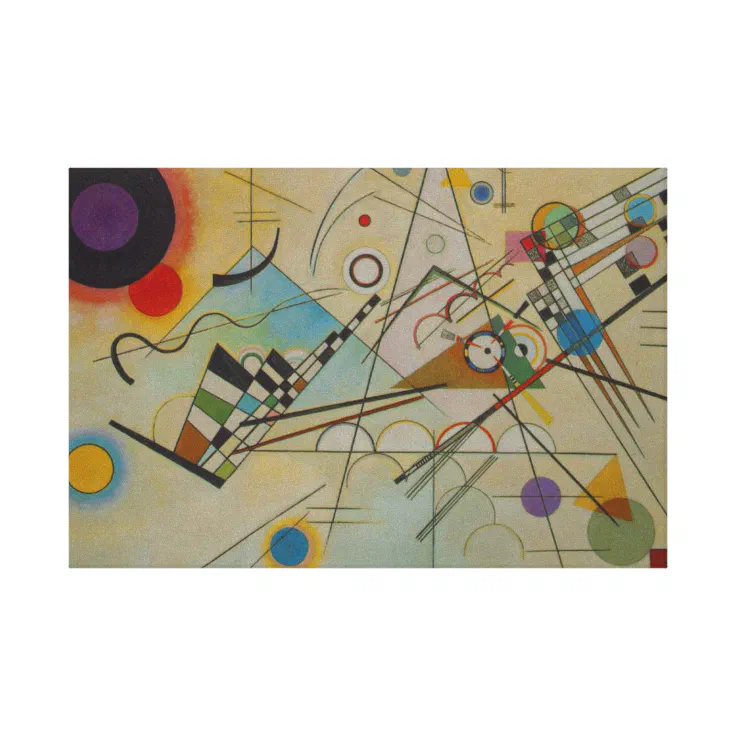 Kandinsky Composition VIII Painting Wrapped Canvas | Zazzle