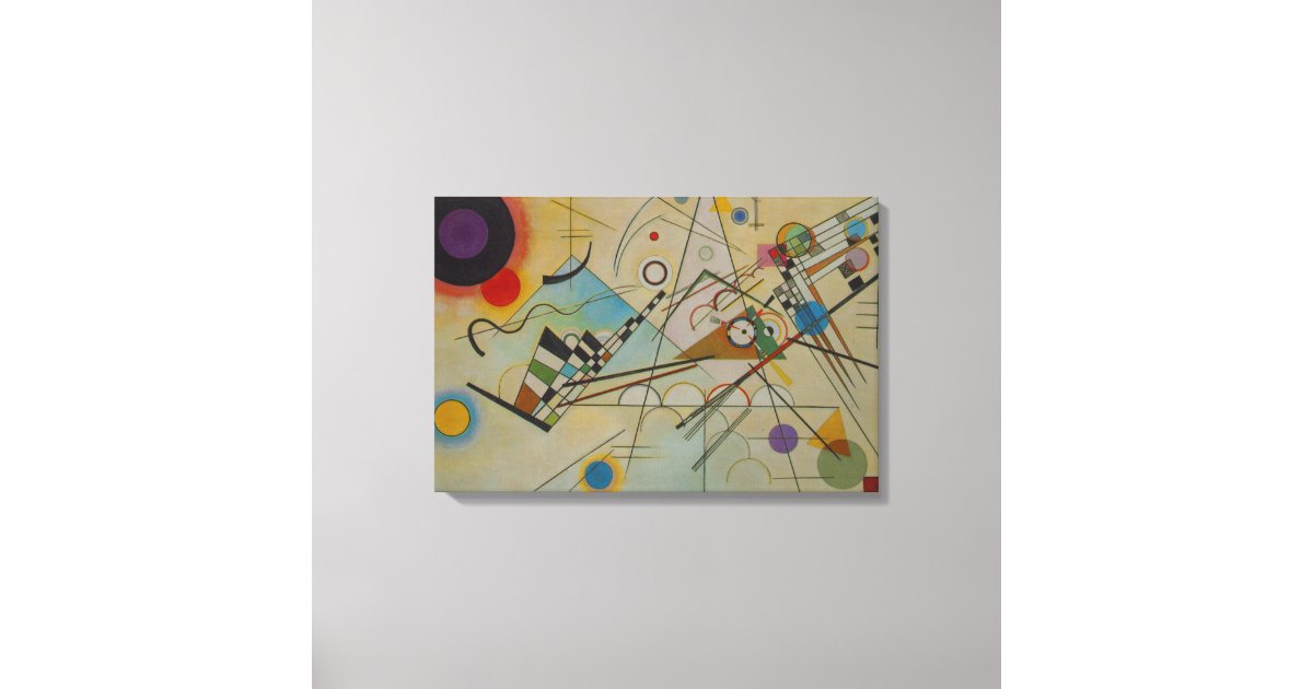 Kandinsky Composition VIII Painting Wrapped Canvas | Zazzle