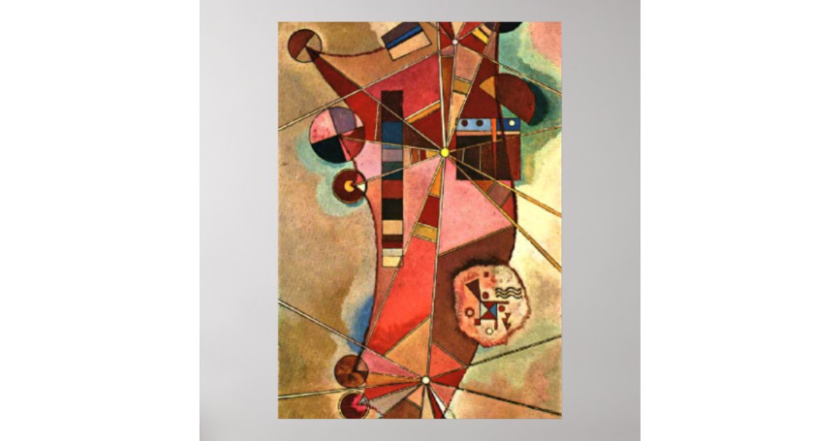 Kandinsky - Fixed Points Poster | Zazzle