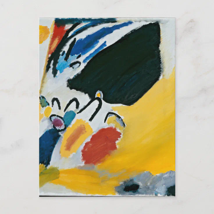Kandinsky Impression III Concert Abstract Painting Postcard | Zazzle