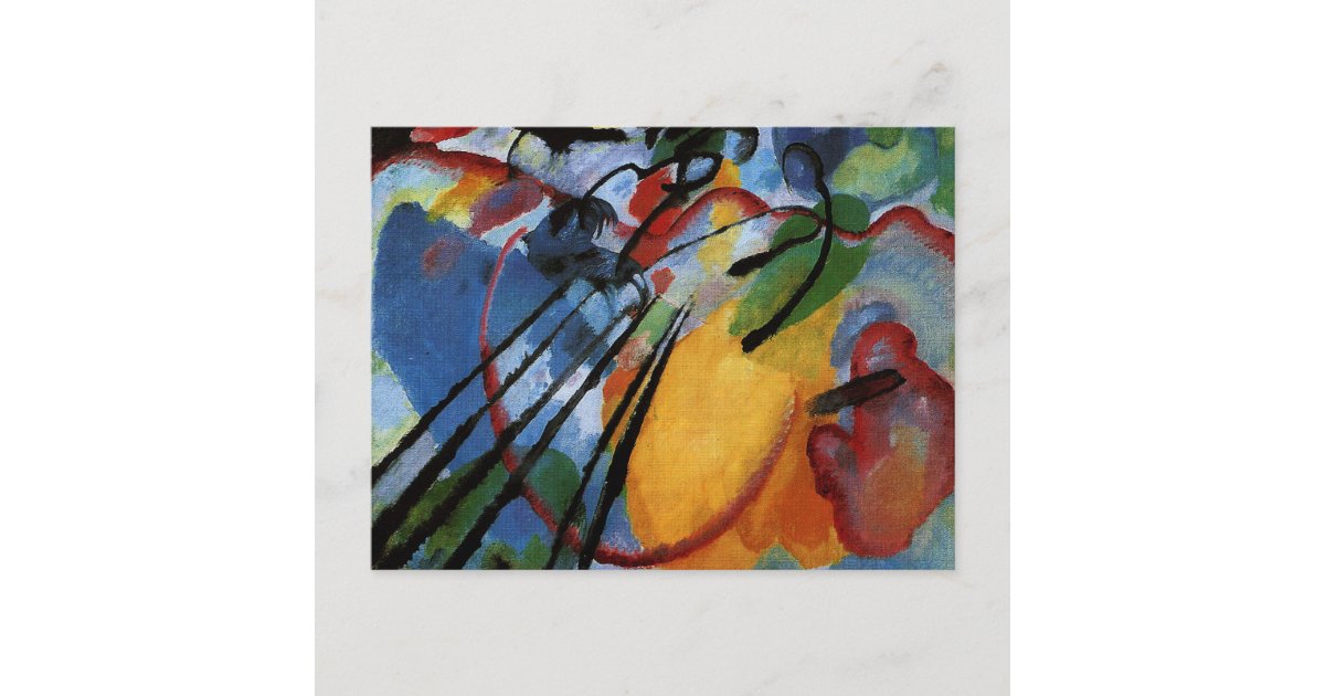 Kandinsky - Improvisation 26, Rowing Postcard | Zazzle