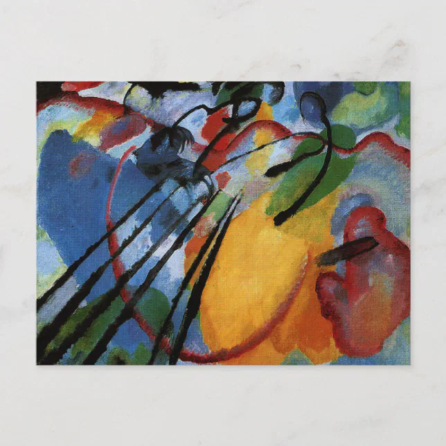 Kandinsky - Improvisation 26, Rowing Postcard | Zazzle