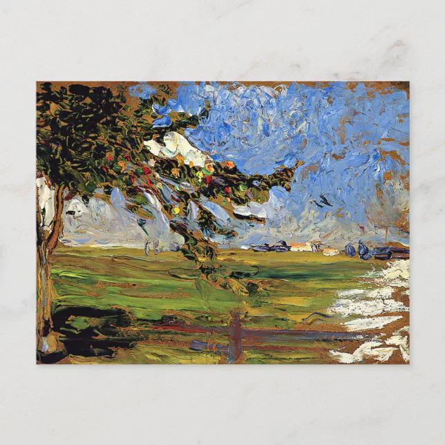 Kandinsky - Landscape with Apple Tree Postcard | Zazzle