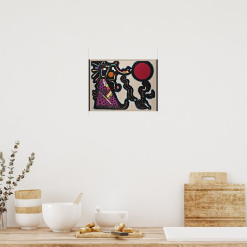 Kandinsky - Red Circle Poster | Zazzle