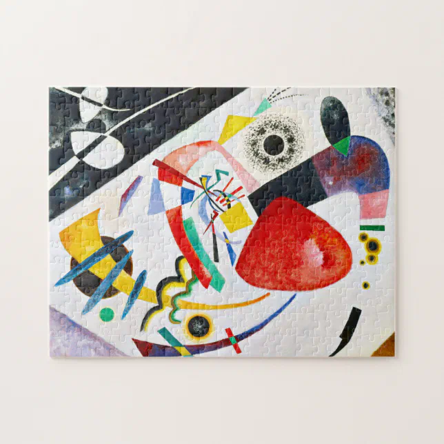Kandinsky Red Spot Puzzle | Zazzle