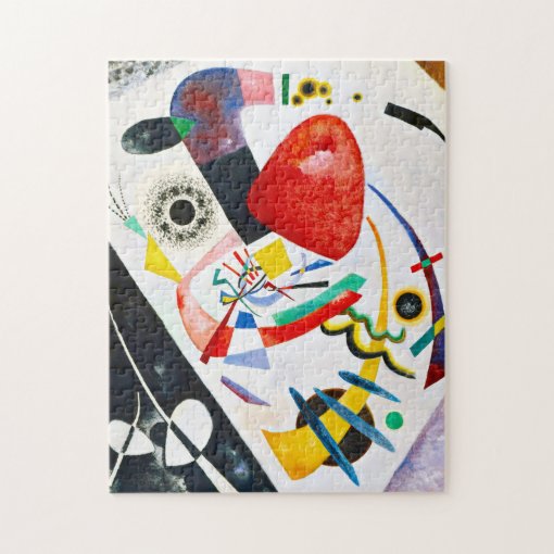 Kandinsky Red Spot Puzzle | Zazzle