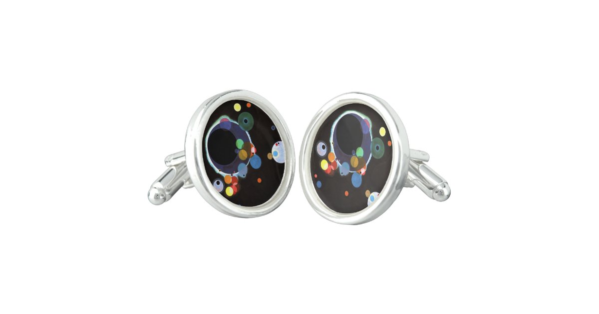 Kandinsky - Several Circles Cufflinks | Zazzle