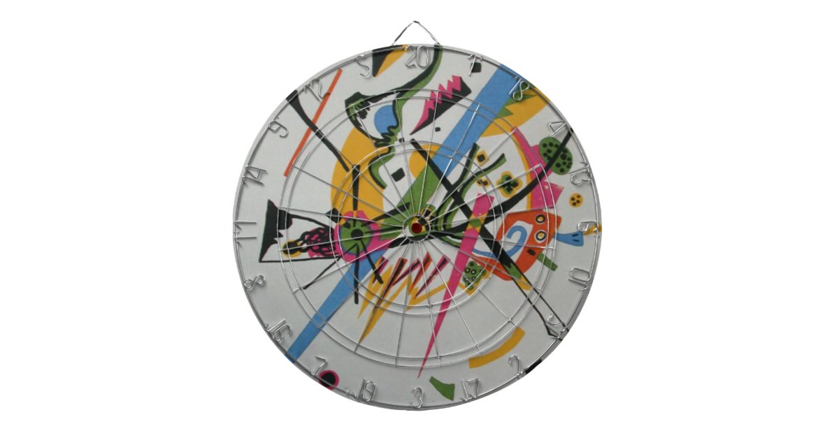 Kandinsky Small Worlds Kleine Welts I Dartboard | Zazzle