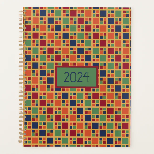 Kandinsky Squares Planner | Zazzle