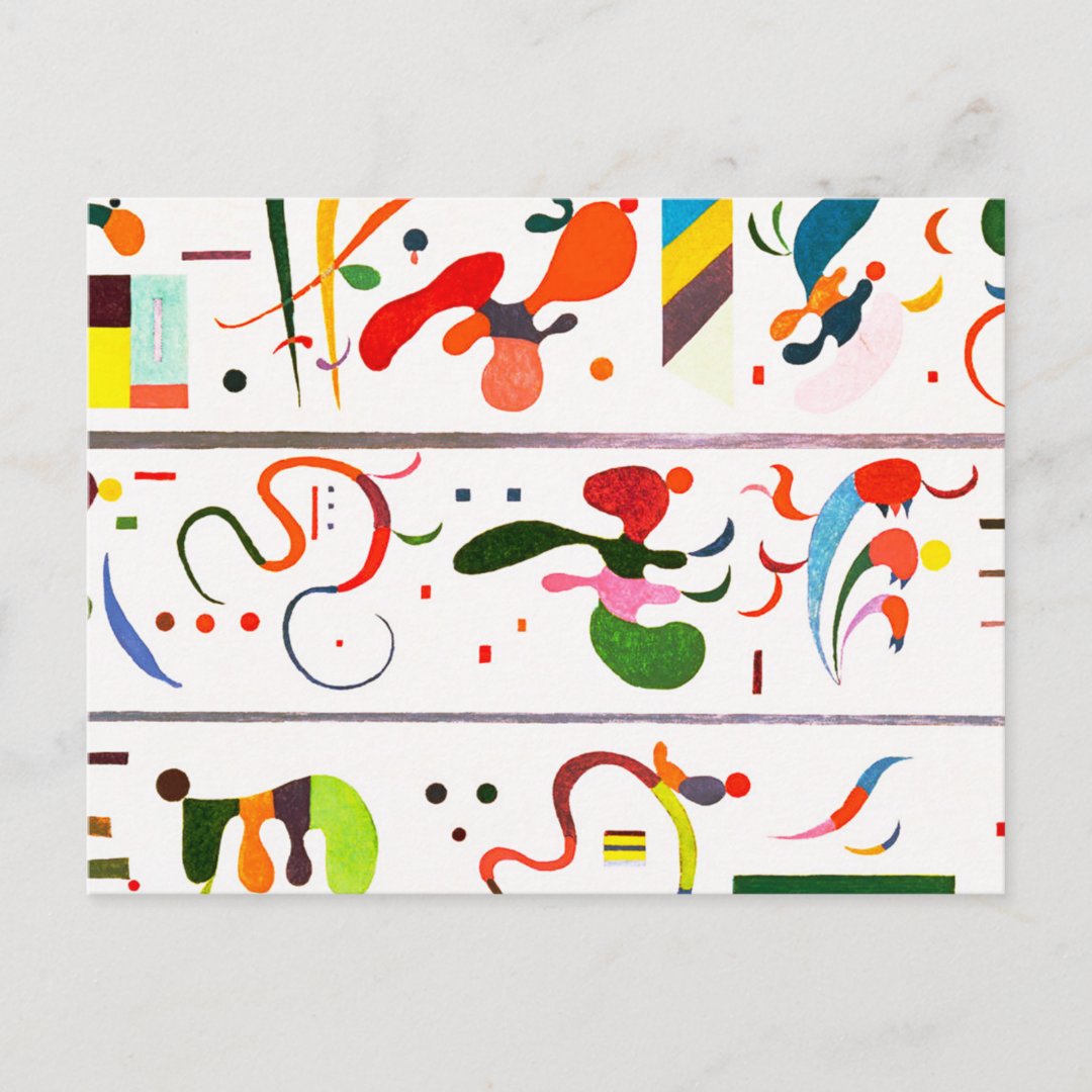 Kandinsky Succession Postcard | Zazzle