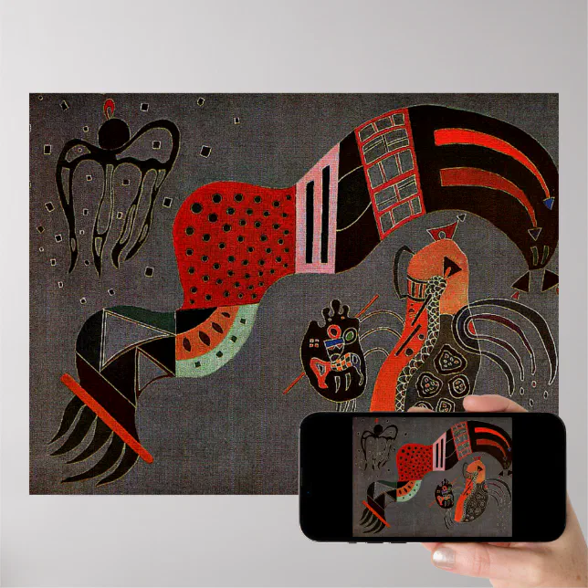 Kandinsky - Tempered Elan, Poster | Zazzle
