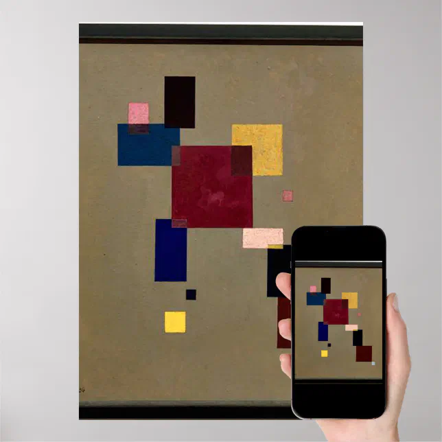 Kandinsky - Thirteen Rectangles Poster | Zazzle