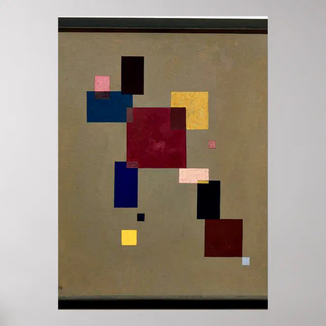 Kandinsky - Thirteen Rectangles Poster | Zazzle