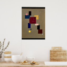 Kandinsky - Thirteen Rectangles Poster | Zazzle