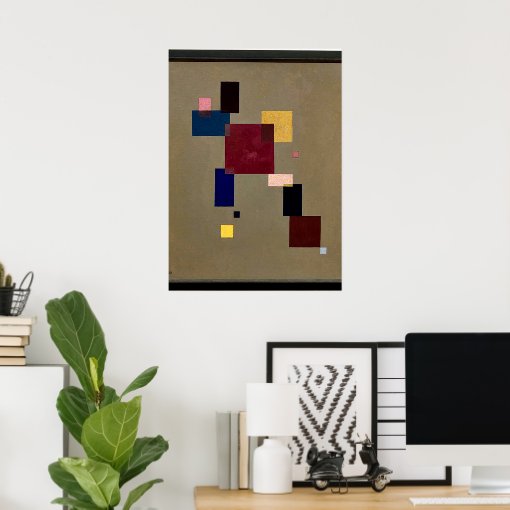 Kandinsky - Thirteen Rectangles Poster | Zazzle