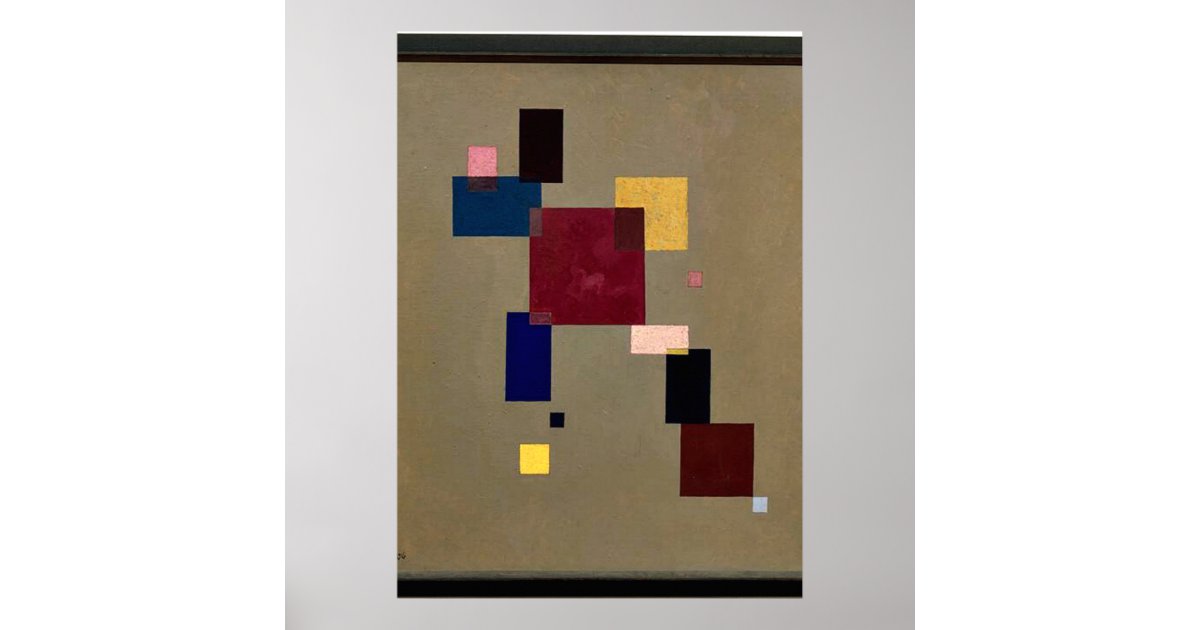 Kandinsky - Thirteen Rectangles Poster | Zazzle