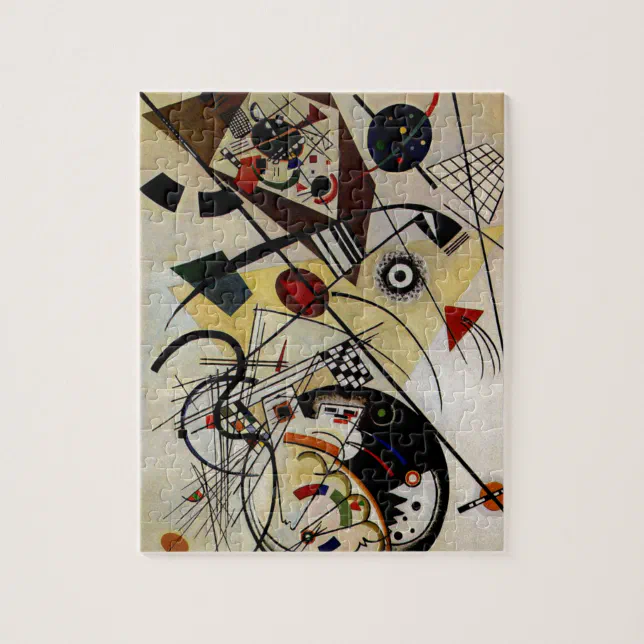 Kandinsky Transverse Unbroken Line Abstract Art Jigsaw Puzzle | Zazzle