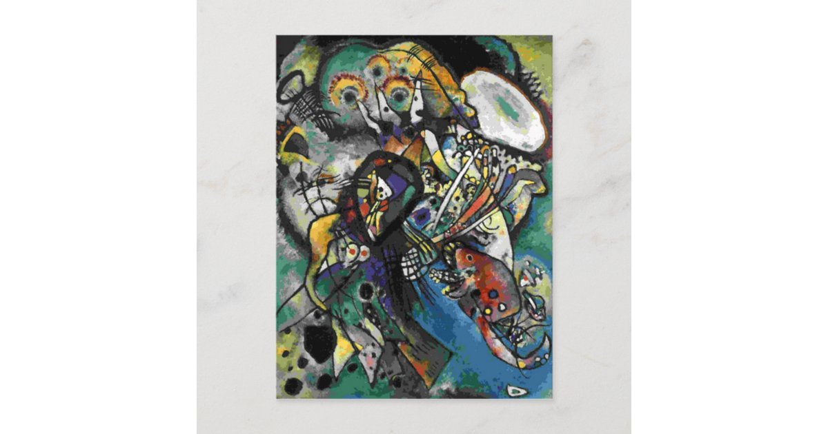 Kandinsky - Two Ovals Postcard | Zazzle