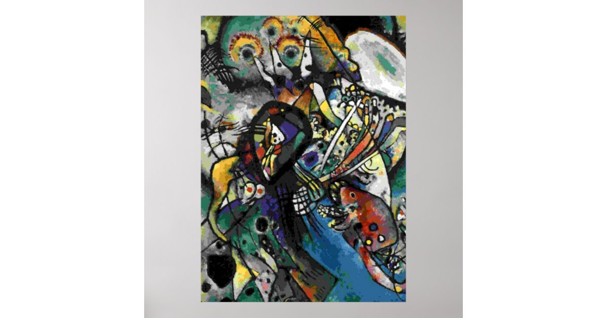 Kandinsky - Two Ovals Poster | Zazzle