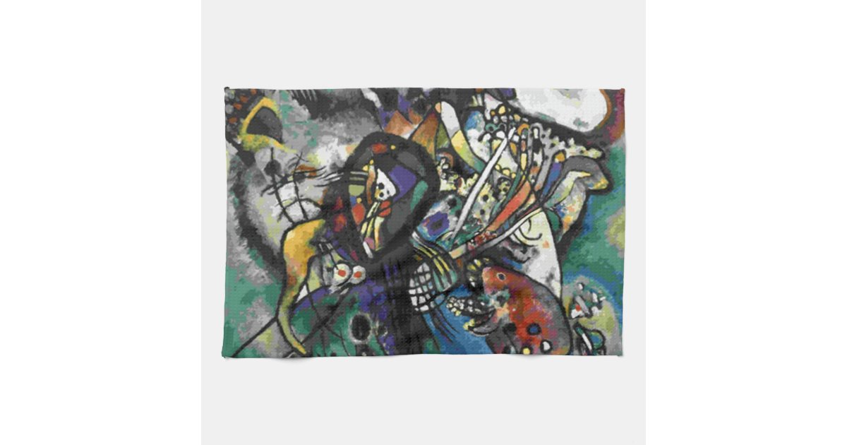 Kandinsky - Two Ovals Towel | Zazzle