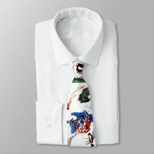 Kandinsky's Abstract Painting Artwork Neck Tie | Zazzle