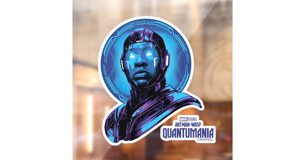 Kang the Conqueror Character Bust Graphic Window Cling | Zazzle