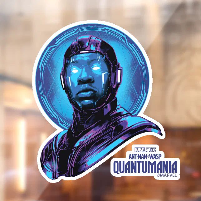 Kang the Conqueror Character Bust Graphic Window Cling | Zazzle