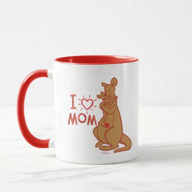 Kanga & Roo | I Love Mom Mug | Zazzle