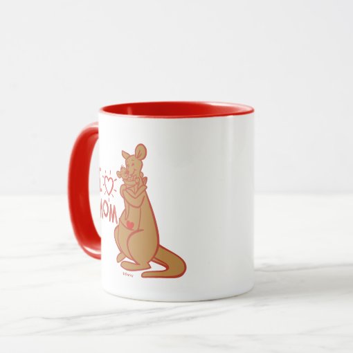 Kanga & Roo | I Love Mom Mug | Zazzle