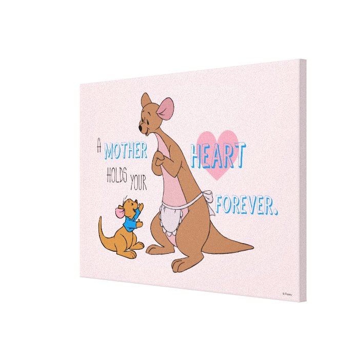 Kanga & Roo | Mother Quote Canvas Print | Zazzle.com