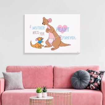 Kanga & Roo | Mother Quote Canvas Print | Zazzle