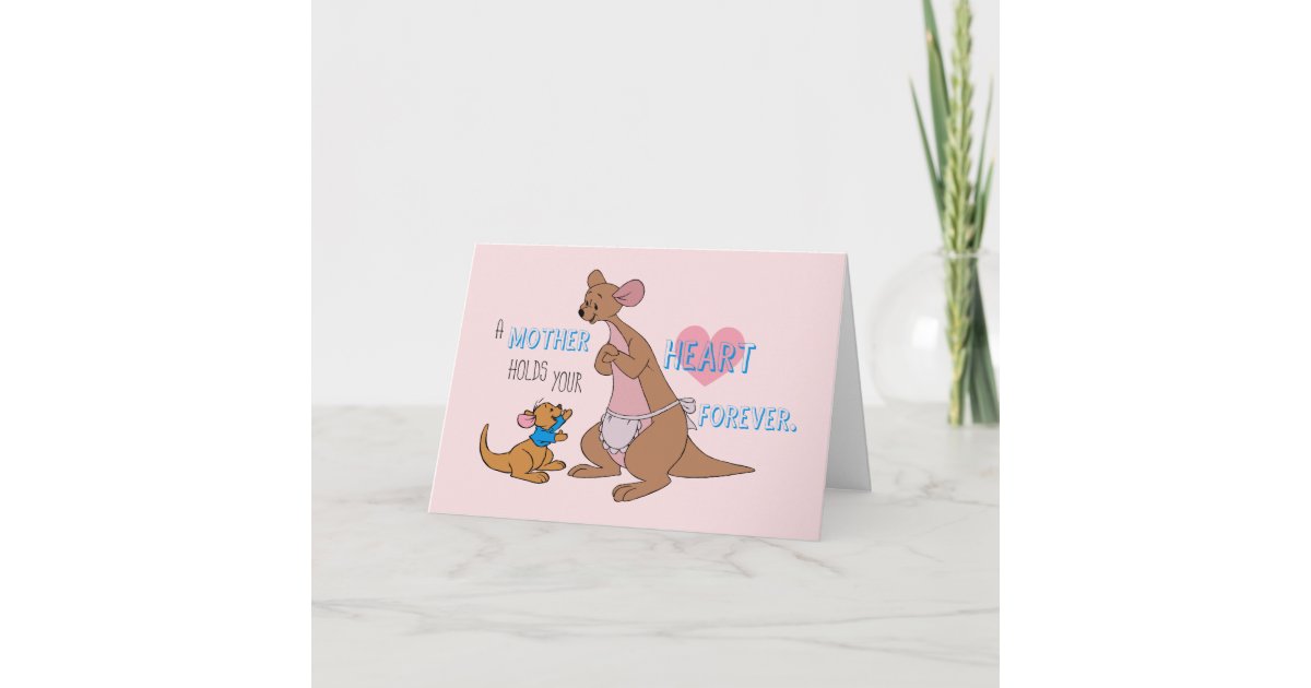 Kanga & Roo | Mother Quote Card | Zazzle