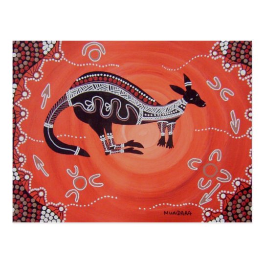 Kangaroo Dreaming Postcard | Zazzle.com