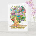 Kangaroo Mother's Day greetingcard by Nicole Janes Card | Zazzle
