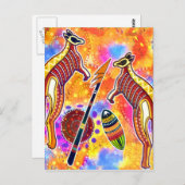 Kangaroo postcard | Zazzle
