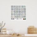 Kanji Map Poster | Zazzle