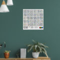 Kanji Map Poster | Zazzle