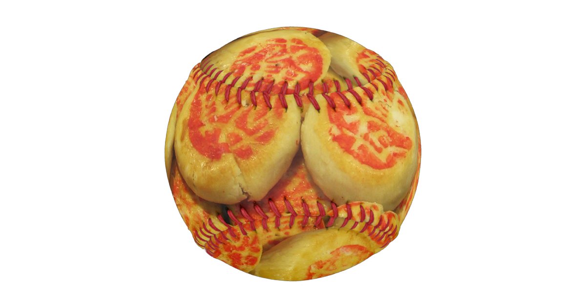 Kanom Pia ขนมเปี๊ยะ ~ Asian Sweets Desserts Food Baseball | Zazzle