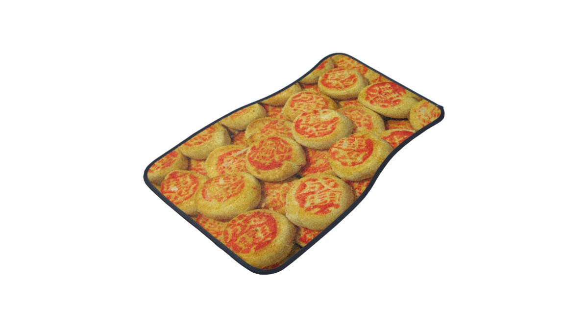 Kanom Pia ขนมเปี๊ยะ ~ Asian Sweets Desserts Food Car Mat | Zazzle