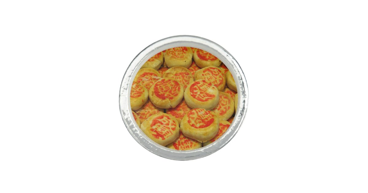 Kanom Pia ขนมเปี๊ยะ ~ Asian Sweets Desserts Food Ring | Zazzle