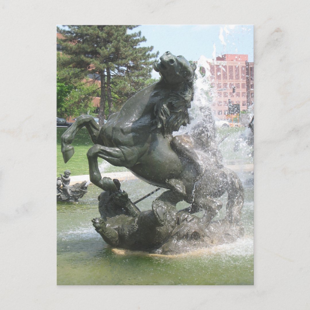 Kansas City Fountain Postcard | Zazzle