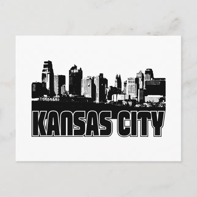 Kansas City Skyline Postcard | Zazzle