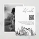 Kansas City Wedding Modern Details QR Code Enclosure Card | Zazzle