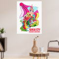 Kansas city, welcome to hippy adventure poster | Zazzle